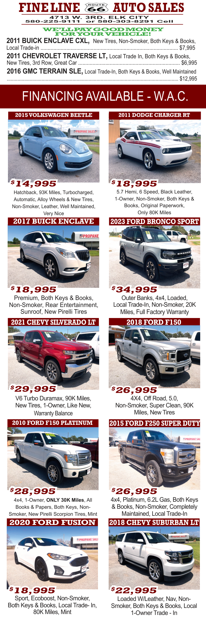 The Penny News Classifieds: Automobiles - Used Cars and Trucks for Sale ...