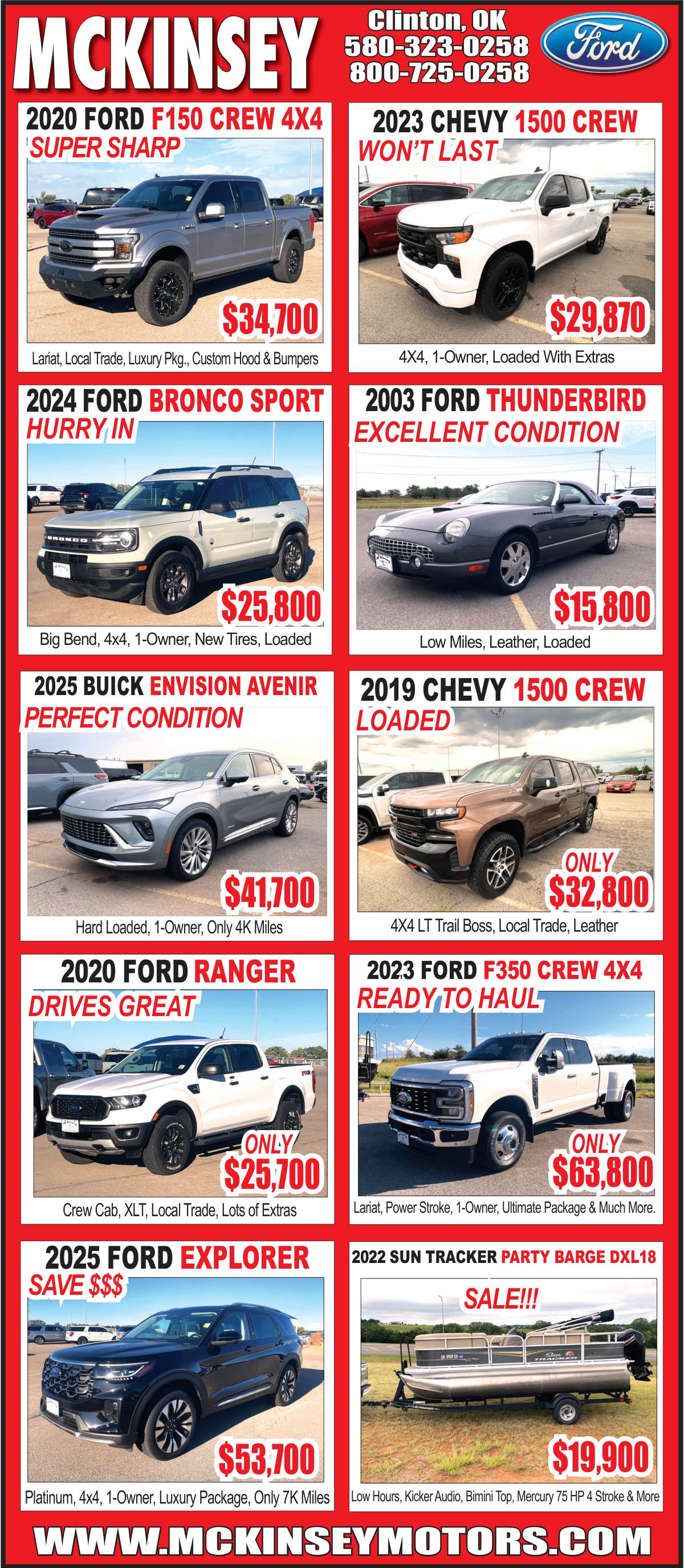 The Penny News Classifieds: Miscellaneous - McKinsey Motors — Trucks ...